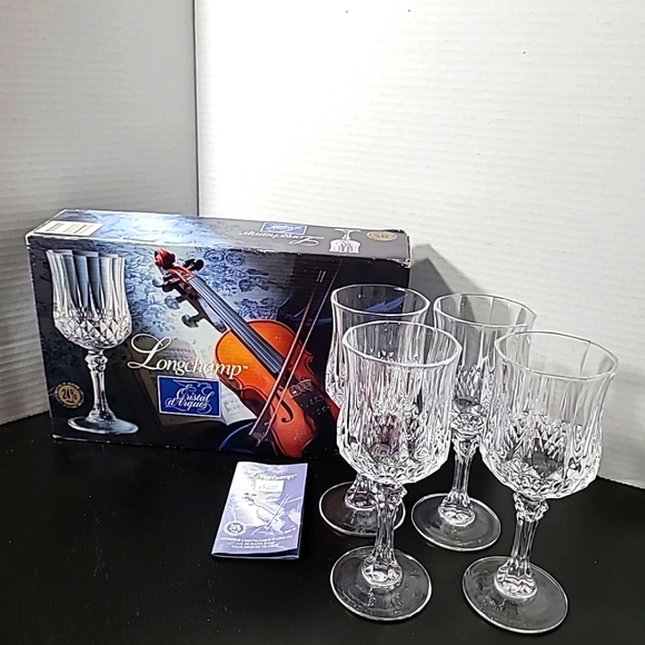 Longchamp | Dining | Crystal Darques Longchamp Lead Crystal Wine Stem ...